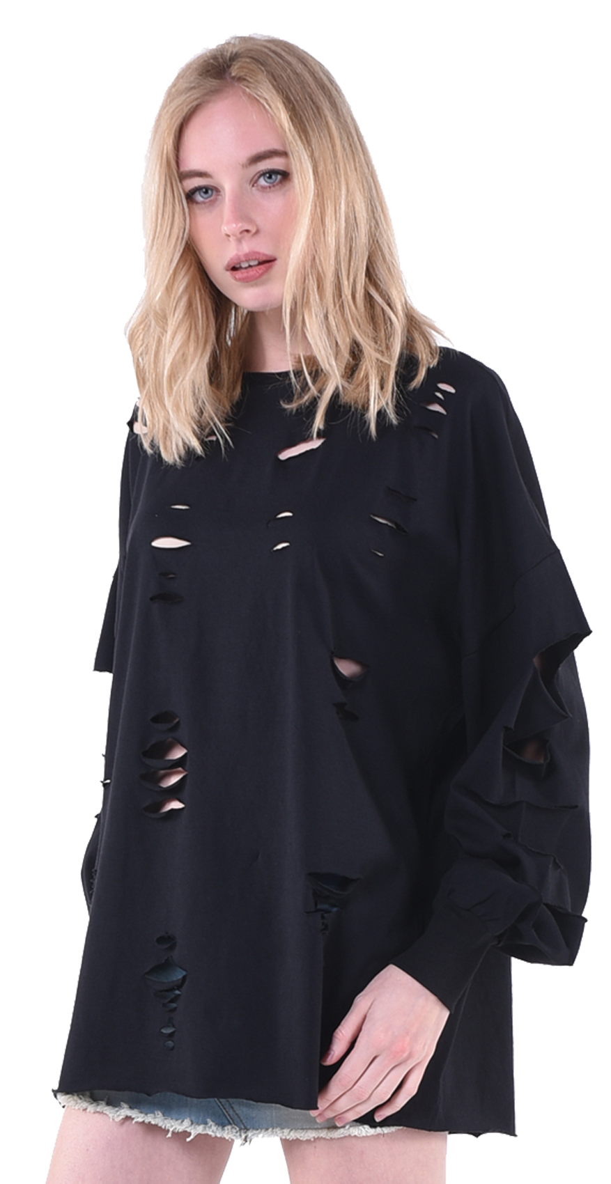 Ripped Shredded Woman